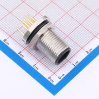 China Panel Mount Socket Connector CAZN M12-P8A-GPF M12-JD European Standard M12 Series Pin Type PCB Board for sale