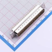 China electrical connector CAX DB-G-37P-HX-GK with 300V dielectric rating and 3AMP contact current rating for sale
