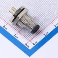China European Standard Connector CAZN M8-P3A-GPFM11 Rear Panel Mount Socket Pin Type for PCB Applications for sale