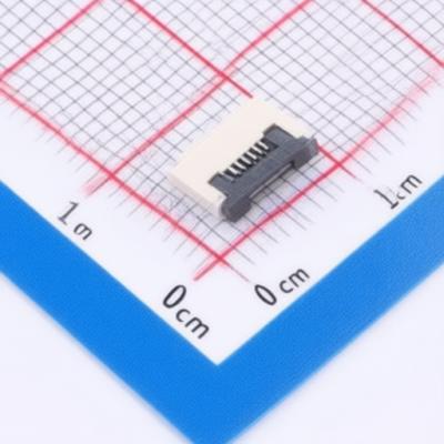 China CAX CAX AFC01 07XCB H2.0 0.5mm Pitch H2.0 FPC Easy On Right Angle SMT Connector with UL94V 0 Housing for sale