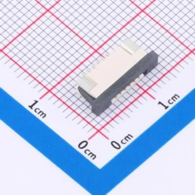China 1.0mm Pitch FPC FFC ZIF R A Type SMT Connector CAX CAX AFA07 06XCB H2.5 for Electronic Applications for sale