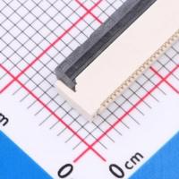 China Back Flip Actuator SMT Connector 0.5mm Pitch FPC Type CAX CAX-AFC24-26XIB-H2.0 for Electronic Applications for sale