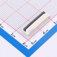 China Back Flip Actuator FPC Connector 0.5mm Pitch CAX CAX-AFC24-32XIB-H2.0 with UL94V-0 Housing Material for sale