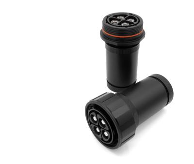China Robust Bulgin PXP9080 power connector featuring IP68 ingress protection and copper alloy contacts for industrial for sale
