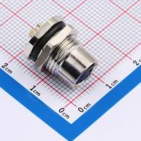 China Durable solder type female board back mount connector CAZN M8 S4A GWFM11 for industrial applications for sale