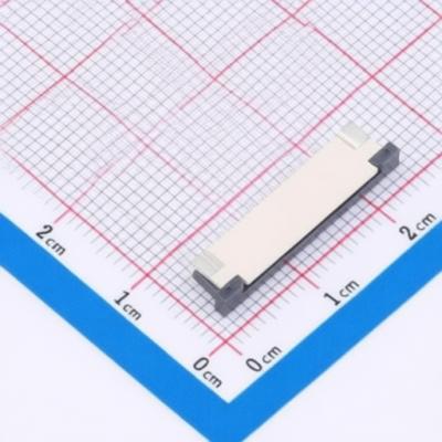China 1.0mm Pitch FPC FFC ZIF R A Type K SMT Connector with Pull Tab CAX CAX AFA07 16SCB H2.5 Height 2.5mm for sale