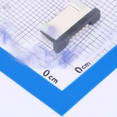 China 1.0mm Pitch FPC FFC ZIF Right Angle SMT Connector CAX CAX AFA07 05XCB H2.5 for Electronic Applications for sale