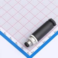 China Durable male connector with solder wire assembly plastic welded design and threaded connection CAZN M8-P4A-PWA05 for sale