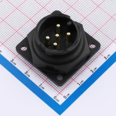China Waterproof PCB board connector CAZN E16B-P5-PPH with snap-lock pin terminals and IP67 IP68 protection for sale