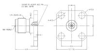 China SMA Connectors Bulgin RFSMAA2JEGHR Featuring Beryllium Copper Contact Pin and Durable Body Materials for sale