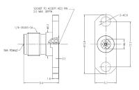 China SMA Connectors Bulgin RFSMAA2JEGHR Featuring Beryllium Copper Contact Pin and Durable Body Materials for sale