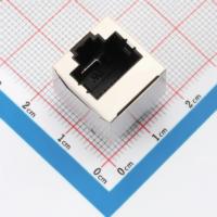 China PCB Jack Connector CAX RJ5224-8P8C-ZC-HJ with Glass Filled Polyester Housing and Gold Plated Contacts for sale