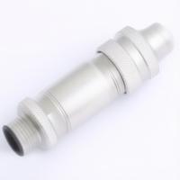 China Metal Assembly Plug CAZN M12-P5A-GWAP7-BS M12 Straight Pin with Screw Type Crimping and PG7 Cable Entry for sale