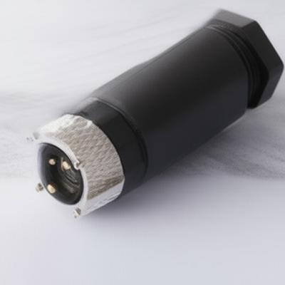 China Durable 3 and 4 pin male screw connection plastic plug CAZN M8-P4A-PLA05 for industrial applications for sale