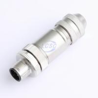 China Durable solder type M12 straight male connector CAZN M12-P8A-GWAP7-BS with reinforced nylon insulator for sale