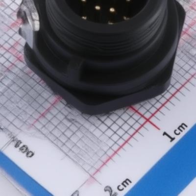 China Threaded Connection Plastic Waterproof Connector CAZN E10T-P5-PWB Front Panel Mount Socket IP67 IP68 for sale