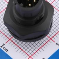 China Plastic waterproof connector CAZN E7B-P6-PWF with panel mount socket design IP67 IP68 ratings and CE RoHS certifications for sale