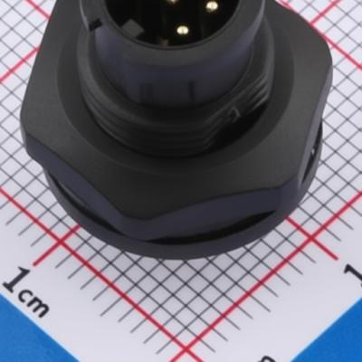 China Plastic waterproof connector CAZN E7B-P6-PWF with panel mount socket design IP67 IP68 ratings and CE RoHS certifications for sale