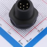 China CAZN E7T-P6-PWF panel mount plastic waterproof connector featuring pin contacts solder termination for industrial for sale