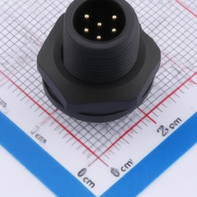 China CAZN E7T-P6-PWF panel mount plastic waterproof connector featuring pin contacts solder termination for industrial for sale