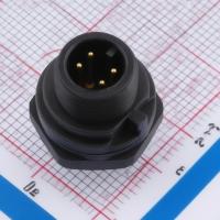 China Industrial panel mount plastic waterproof connector CAZN E7T-P4-PWB with IP67 IP68 ratings and solder termination method for sale