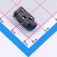 China Electrical component CAX PJ-320B-3P-S with detailed tolerance ratings and top view PCB layout design for sale