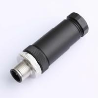 China Threaded connection M12 straight plug solder wire assembly with PG9 cable gland CAZN M12-P5A-PWAP9-BS for sale