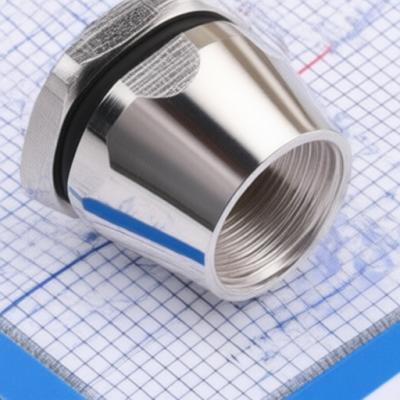 China Durable panel mount metal socket solder wire connection PG9 thread CAZN M12-S12A-GWBP9-ZD ideal for industrial for sale