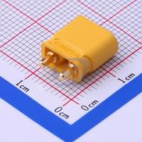 China vertical PCB mount connector Changzhou Amass Elec XT30UPB-M with gold plating and anti spark options for sale