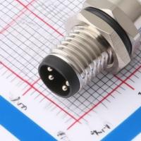 China Pin type solder connector board mount socket 3 4 5 6 8 pins CAZN M8-P4A-GWFM8 IEC standard certified for sale