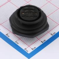 China CAZN E13T-S8-PWB plastic waterproof connector panel mount socket with threaded connection and solder wiring for sale