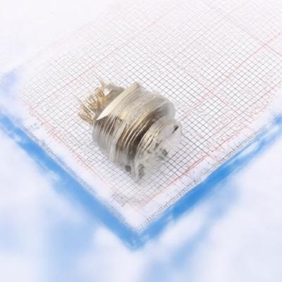 China Panel Mount Socket Connector CAZN M12-P8A-GPBM12 Male Pin PCB Board Type M12 Series Connector for sale