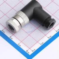 China M8 Plastic Assembled Connector with 5mm Cable Outlet OD and Solder Wire Termination CAZN M8-S6A-PWD05 for sale