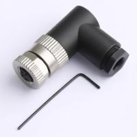 China Durable M8 Right Angle Plastic Assembled Connector CAZN M8-S4A-PLD05 Screw Type with A Coded Design for sale