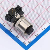 China CAZN M12-S5B-GPLM12-JD threaded lock shielded M12 right angle metal socket panel mount suitable for PCB for sale