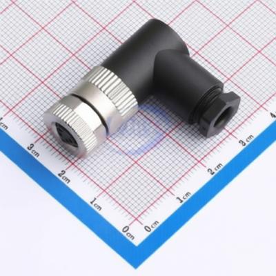 China CAZN M8 S4A PWD05 plug plastic assembled type with metal housing and cable outlet 5mm threaded connection for sale