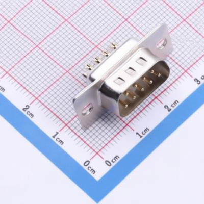 China connector CAX DB-G-9P-HX-GK with UL94V-0 rated insulator material and gold flash plated copper alloy contacts for sale