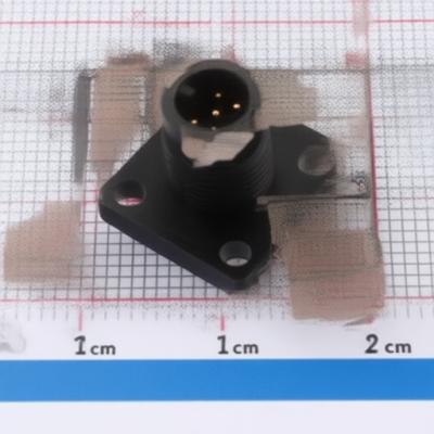 China plastic waterproof connector CAZN E7B-P5-PPH square flange mount socket solder board type with IP67 IP68 rating for sale