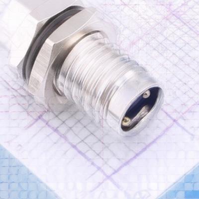 China Panel Mount Socket Connector CAZN M8-P4A-GPF M8-GK PCB Board Type Pin Configuration Industrial Grade for sale
