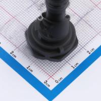 China Durable Plastic Waterproof Connector CAZN E10B-P5-PWB Panel Front Mount Socket with Thread Lock Mechanism for sale