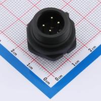 China Panel Mount Plastic Waterproof Connector CAZN E10T-P4-PWB with Threaded Locking and High IP67 Protection for sale