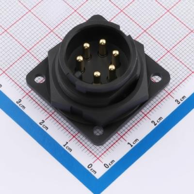 China High durability CAZN E16B-P6-PWH plastic waterproof connector with 500 mating cycles and IP68 rating for sale