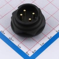 China Panel rear mount socket plastic waterproof connector with snap fit wiring CAZN E16B P4 PWF pin type for sale