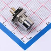 China PCB Board Socket Connector CAZN M8-S4A-GPFM11 Straight Rear Mount Socket with High Durability Rating for sale