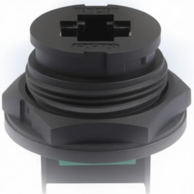China Plastic waterproof connector with snap fit locking mechanism CAZN E16B FR6 PRF board mount socket for sale