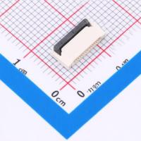 China 0.5mm Pitch FPC Easy-on Back-flip Right-Angle SMT Connector CAX CAX-AFC24-14XIB-H2.0 with LCP Housing for sale