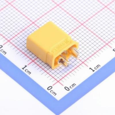 China Changzhou Amass Elec XT30U-M connector featuring brass gold plated contacts and PA plastic materials for sale