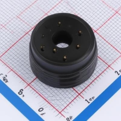 China Plastic waterproof connector with female contacts rear panel mount snap fit welding CAZN E10B-S6-PWF for sale