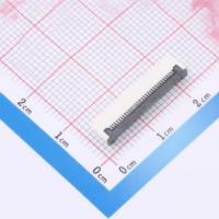China 0.5mm Pitch H2.0 FPC Easy On SMT Connectors CAX CAX AFC01 34XCB H2.0 with Phosphor Bronze Terminals for sale