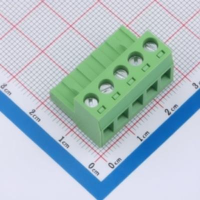 China Single row pluggable terminal block 5.08mm pitch chxunda XD2EDGK-5.08-5P-V screw terminal connection for sale